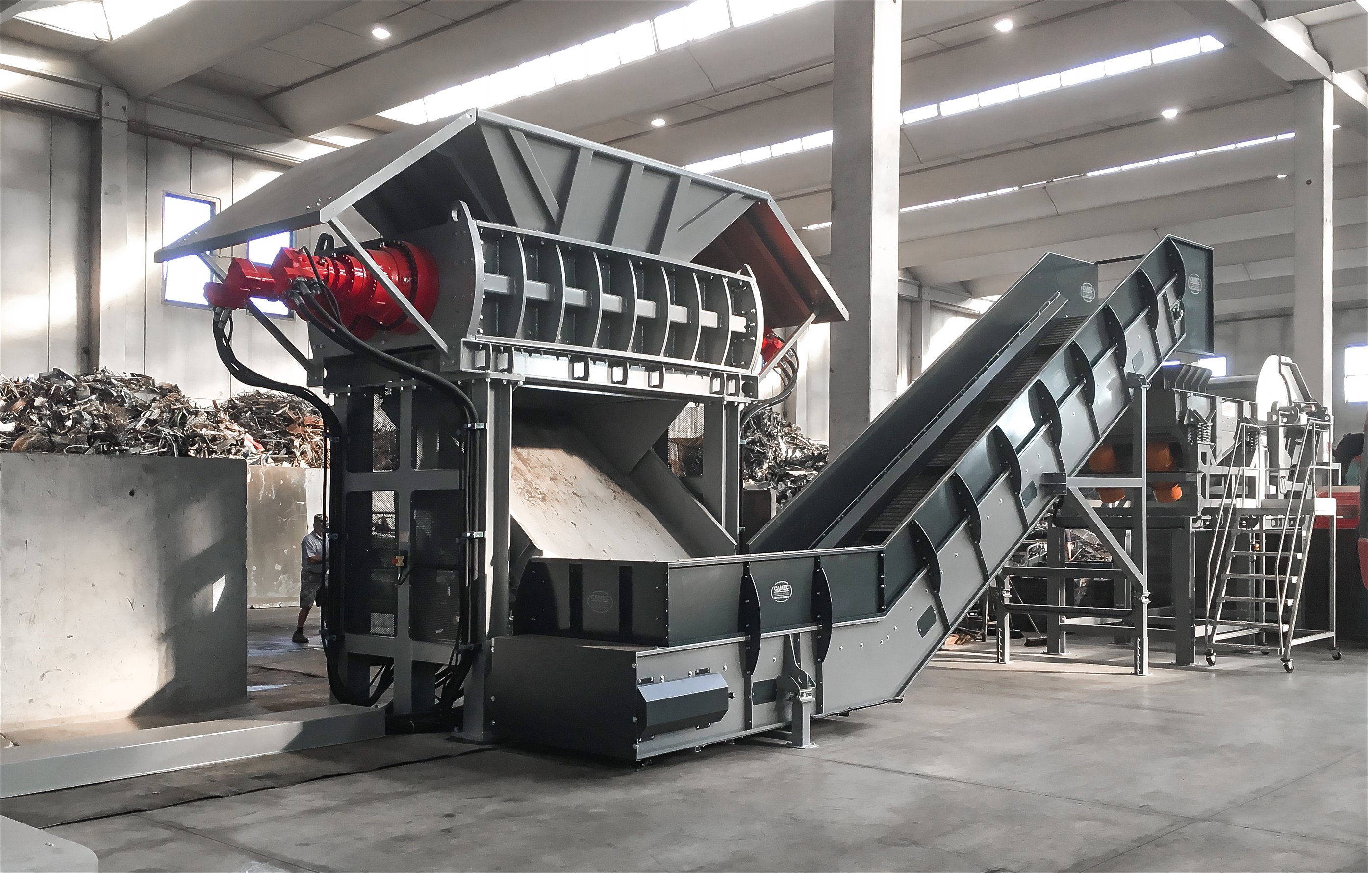 Rotary shear CR2A and vertical hammer mill MV 2000: Camec’s innovations ...